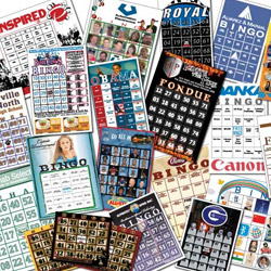 Bingo Cards, Bingo Shutter Cards, Custom Bingo Cards
